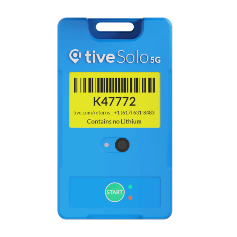 Tive Solo 5G-K47772：高效能非鋰電池物聯網追蹤器 | 宏虹電子科技有限公司